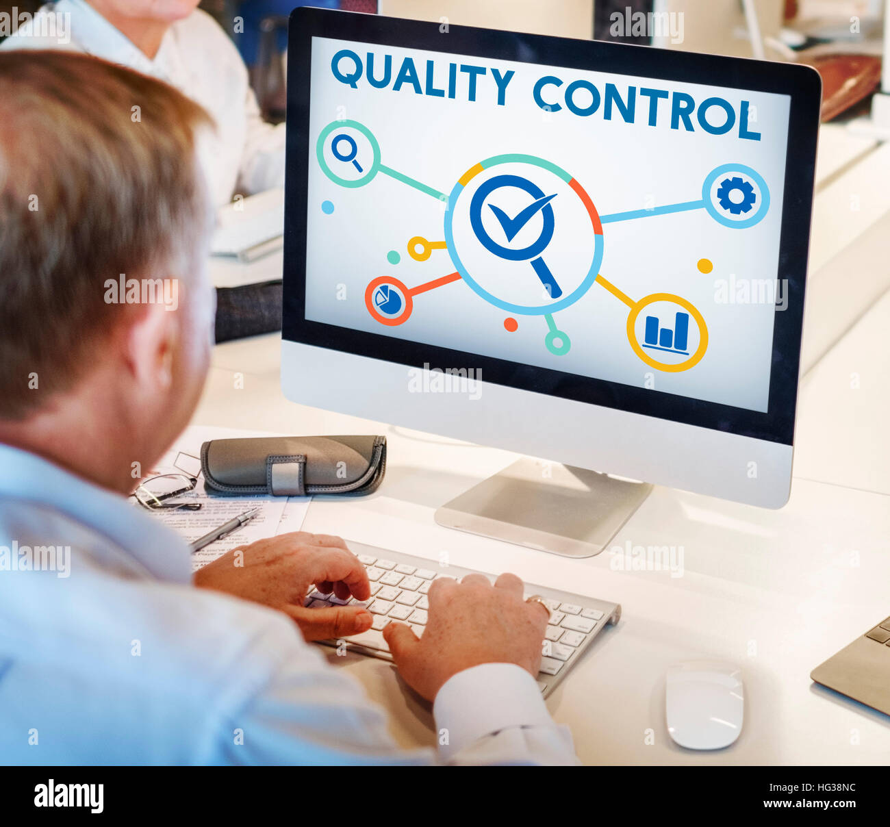 Quality Control Check Product Concept Stock Photo - Alamy