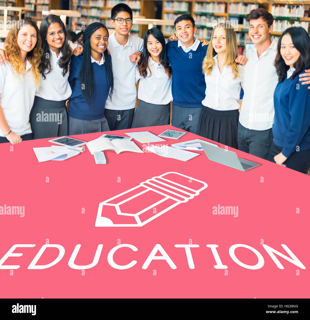 Education College Learning Knowledge Genius Concept Stock Photo - Alamy