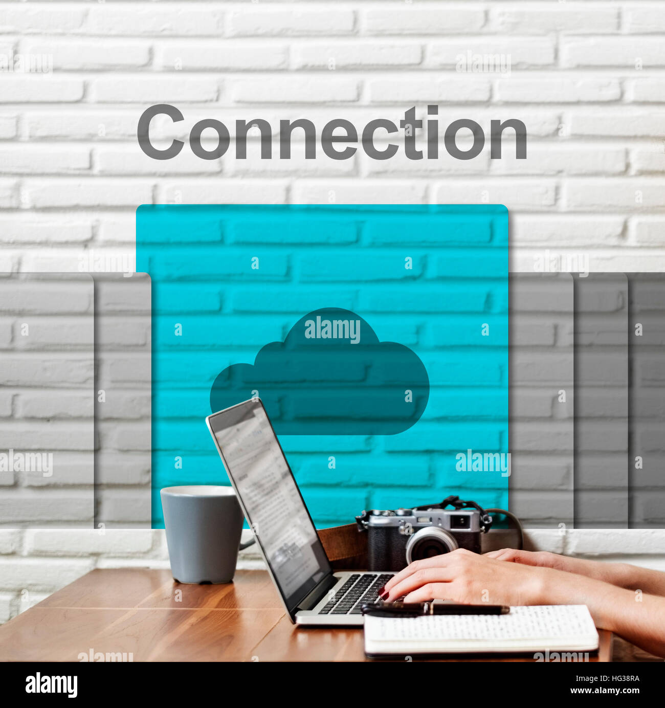 Communication Connection Cloud Network Concept Stock Photo - Alamy