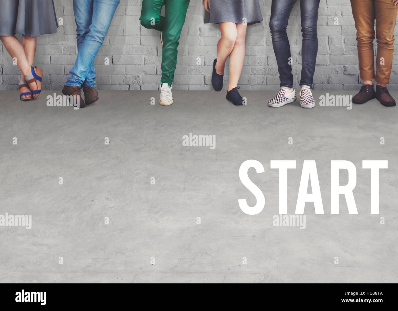 Success Start Challenge Goal Concept Stock Photo - Alamy