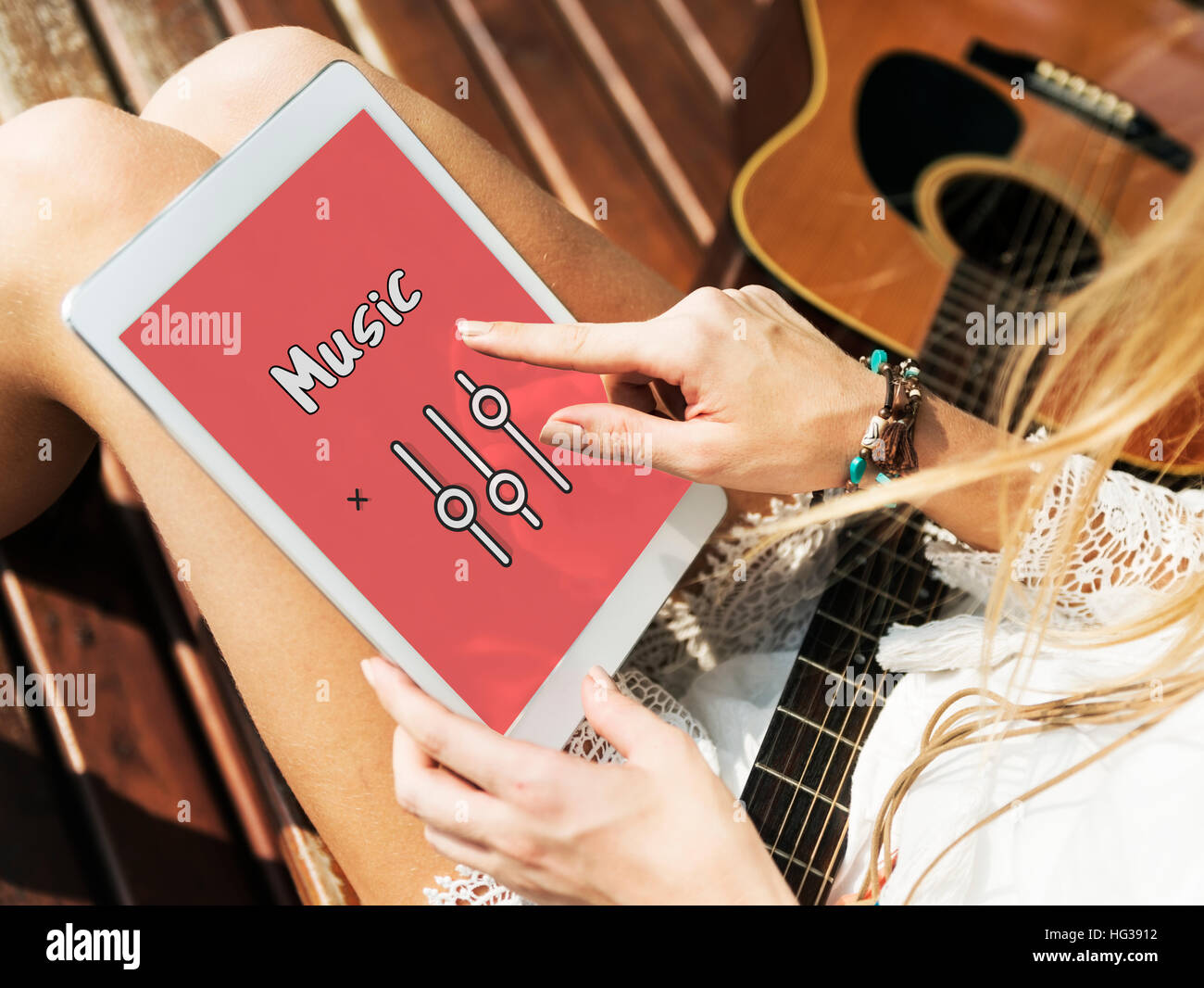 Multimedia Music Broadcast Technology Concept Stock Photo - Alamy