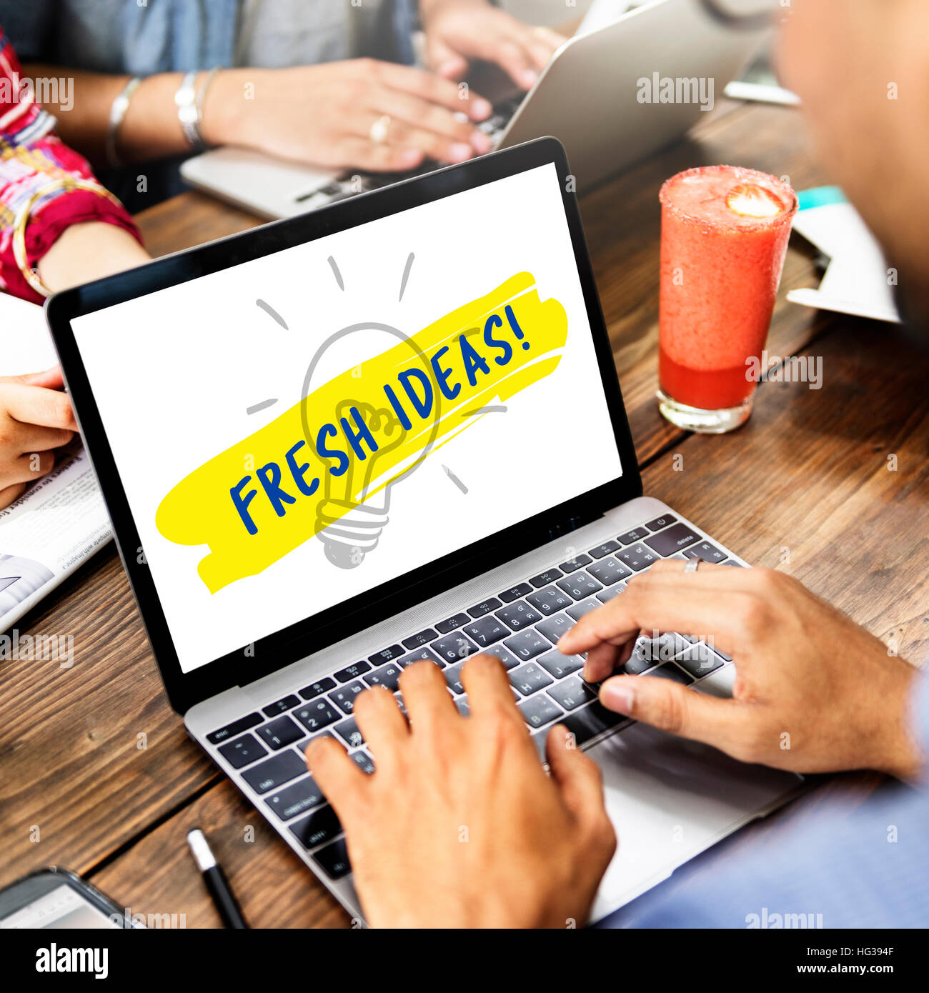 Ideas Creative Inspiration Bulb Concept Stock Photo - Alamy