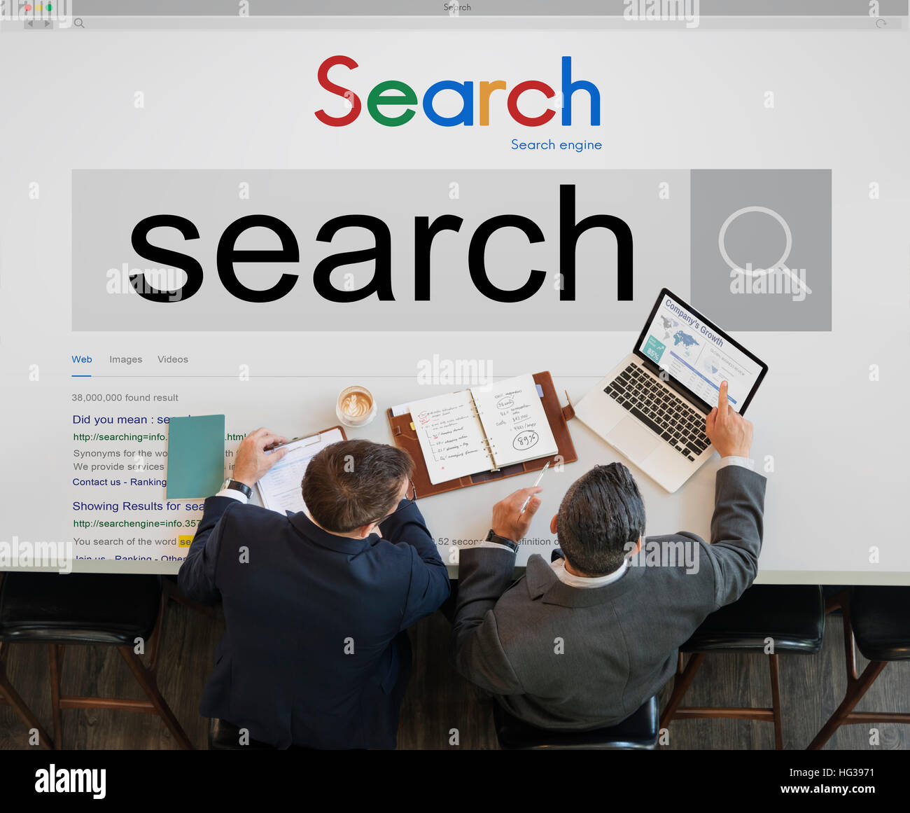 Digital device showing seo word hi-res stock photography and images - Alamy