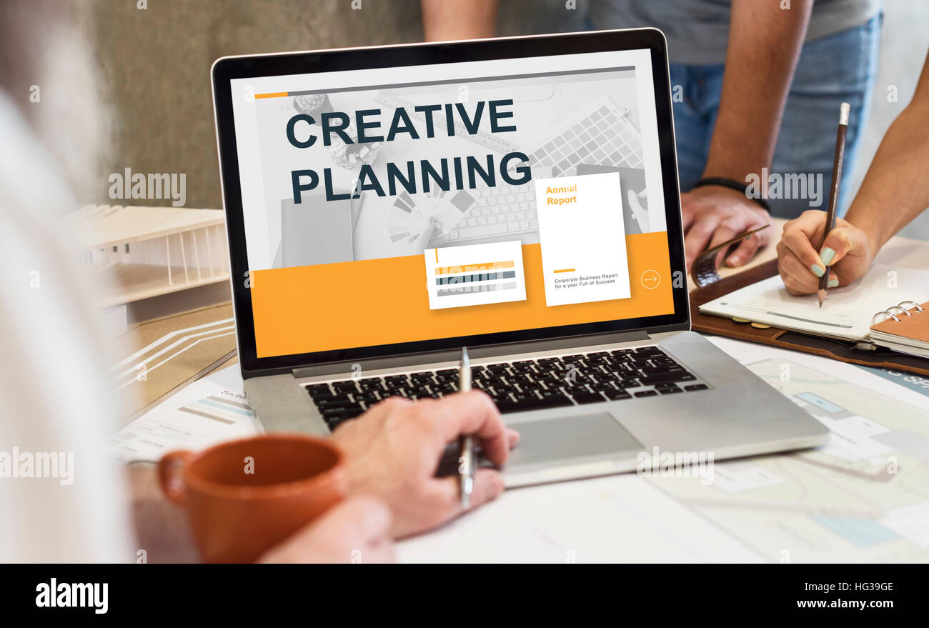 Creative Thinking Process Design Graphic Concept Stock Photo - Alamy