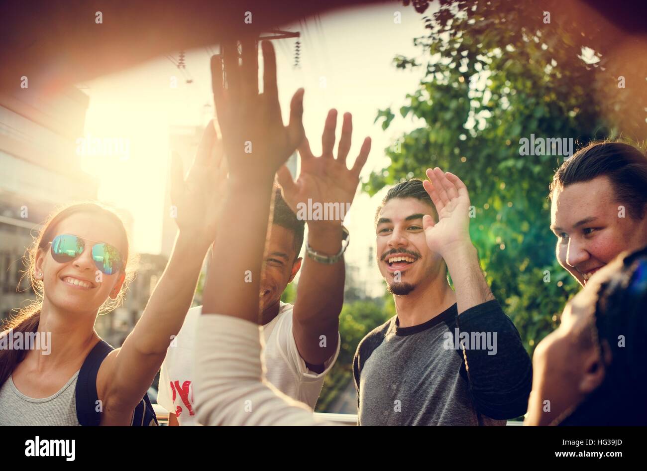 People Friendship Togetherness Assemble Team Unity Concept Stock Photo ...