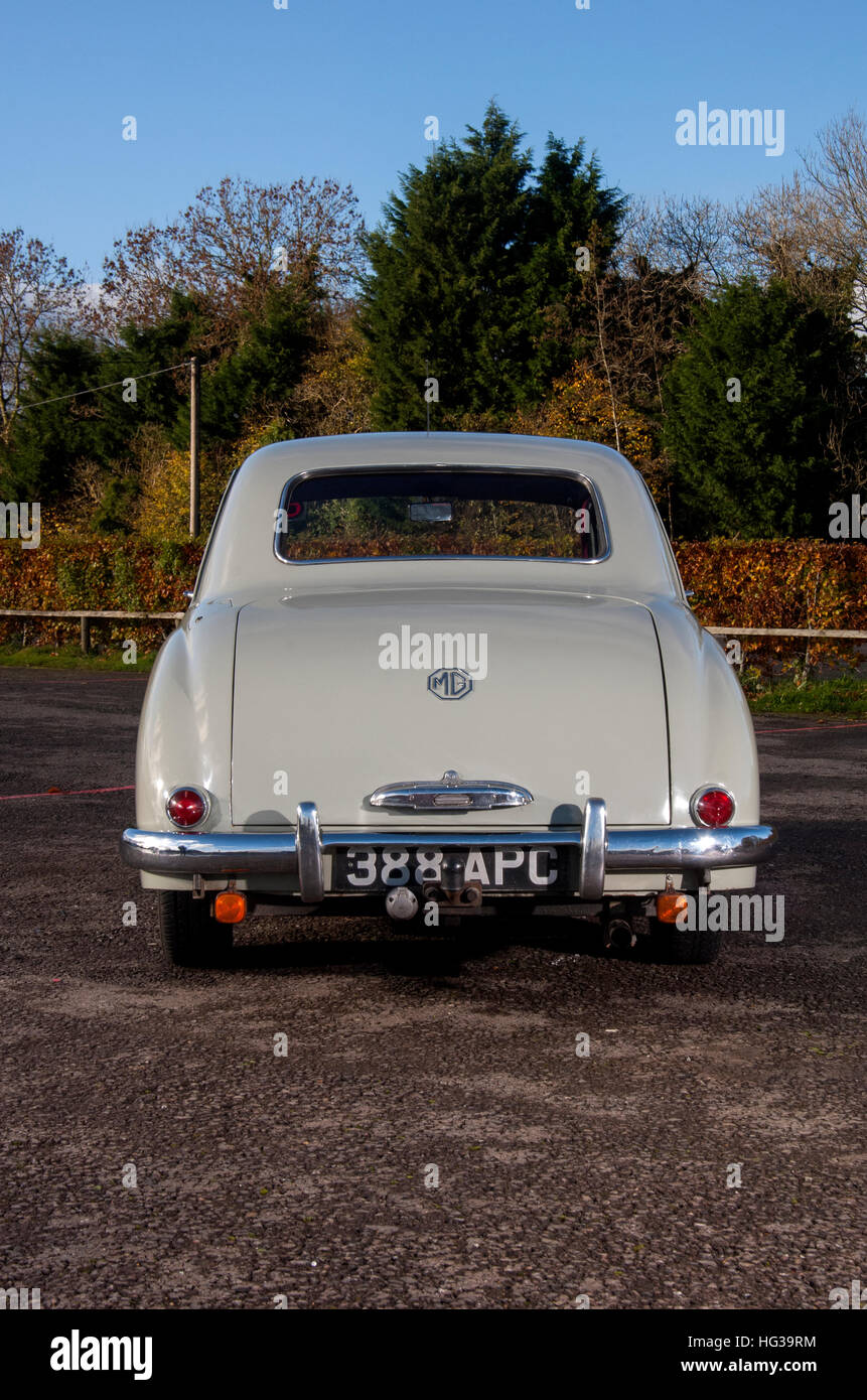 MG Magnette ZA classic British sports saloon car Stock Photo - Alamy