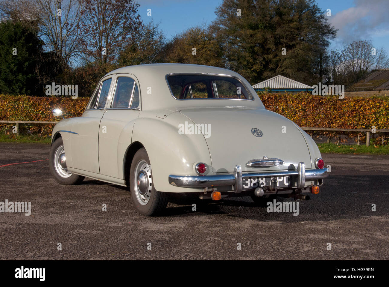 MG Magnette ZA classic British sports saloon car Stock Photo - Alamy