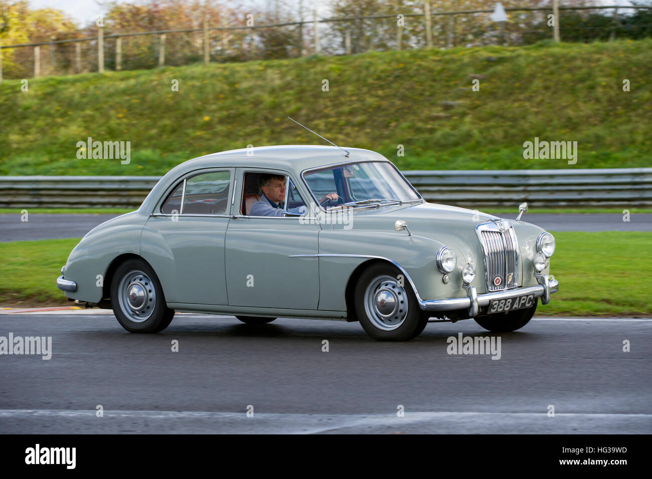 MG Magnette ZA classic British sports saloon car Stock Photo - Alamy