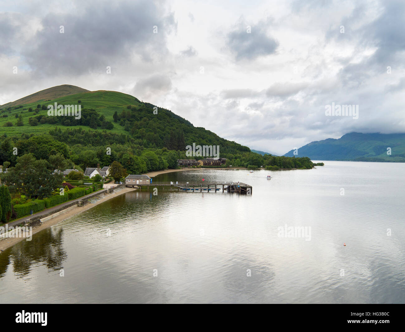 Luss scotland aerial hi-res stock photography and images - Alamy