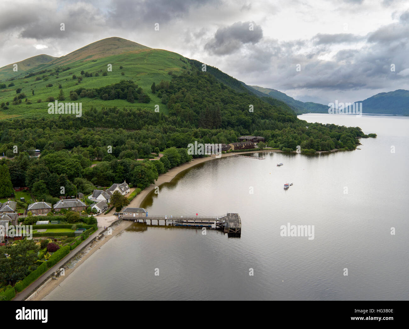 Luss Village Scotland Stock Photos & Luss Village Scotland Stock Images ...
