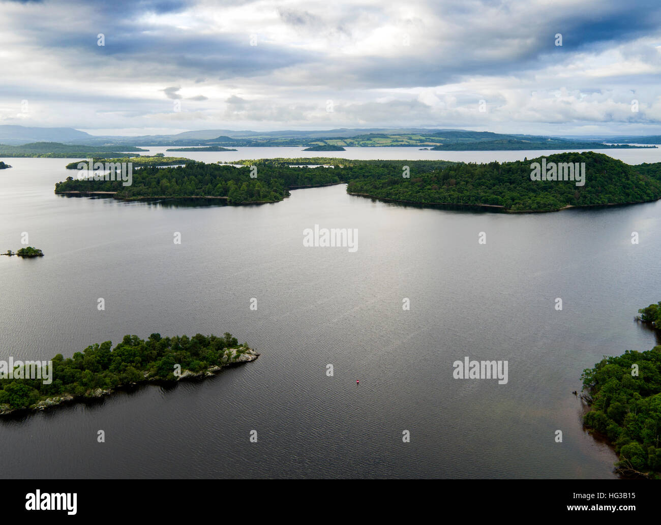 Loch Lomond Scotland Aerial High Resolution Stock Photography and ...