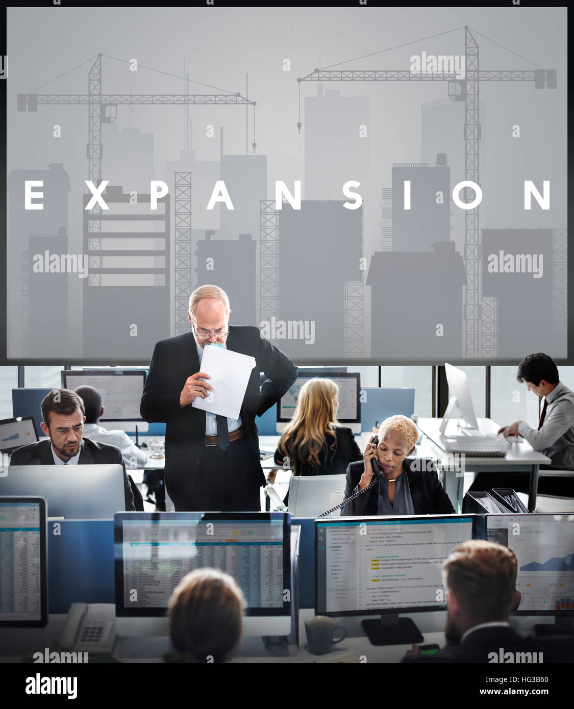 Business Development Innovation Expansion Concept Stock Photo - Alamy