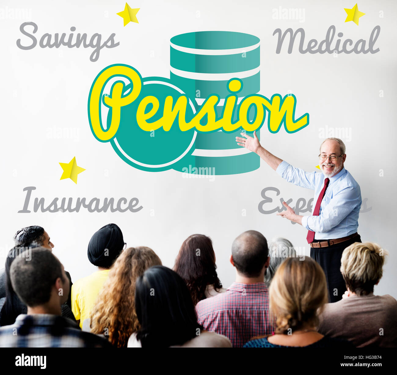 Pension projection hi-res stock photography and images - Alamy