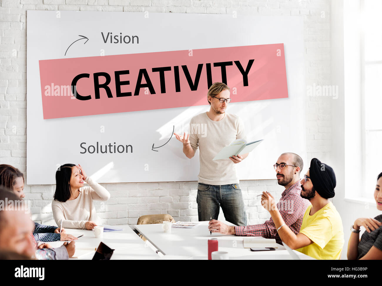 Creative Solution Business Strategy Concept Stock Photo - Alamy