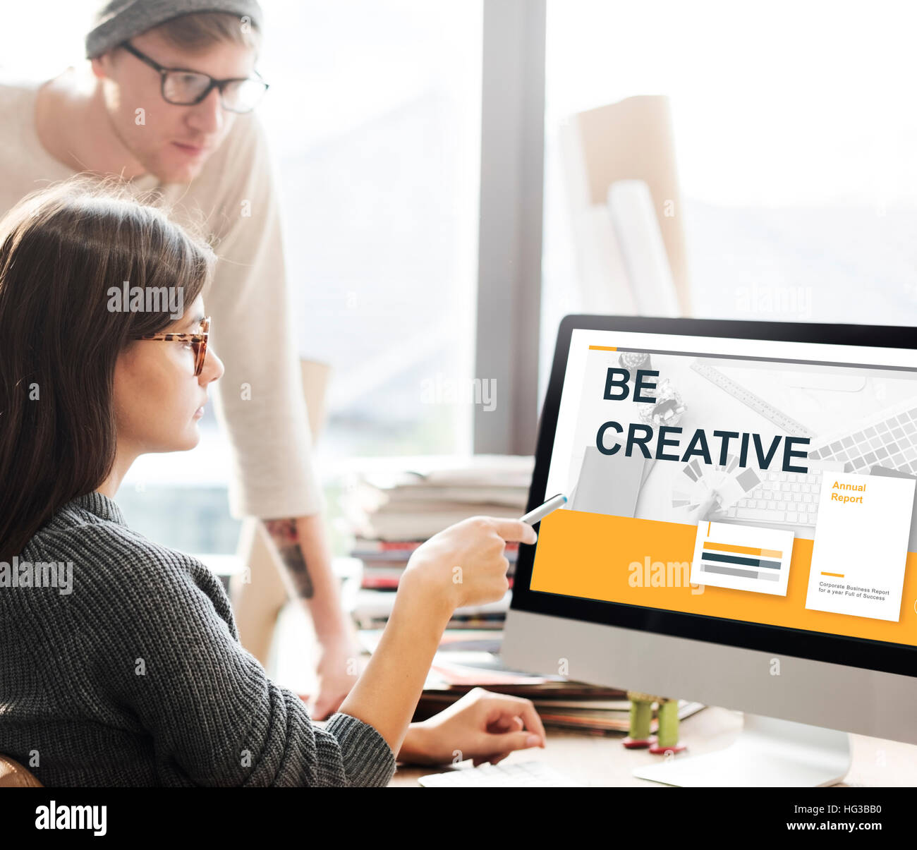 Creative Thinking Process Design Graphic Concept Stock Photo - Alamy