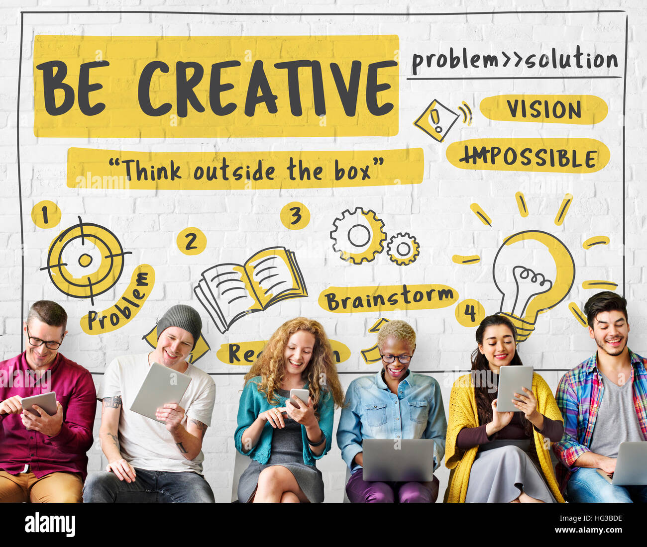 Fresh Ideas Inspire Creativity Concept Stock Photo - Alamy