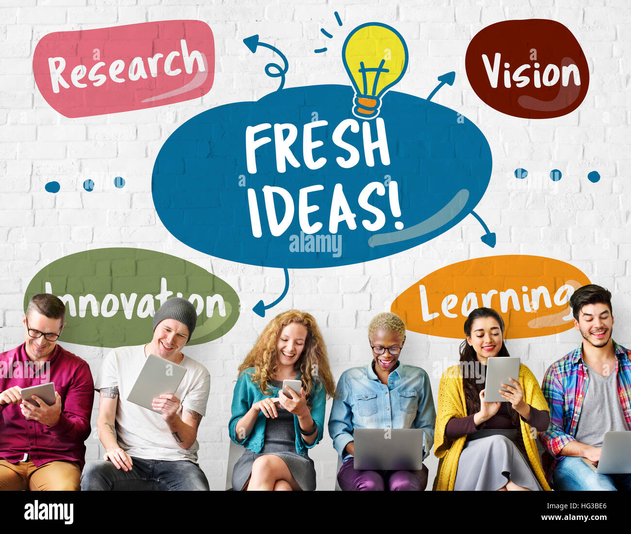 Fresh Ideas Creative Inspiration Concept Stock Photo - Alamy