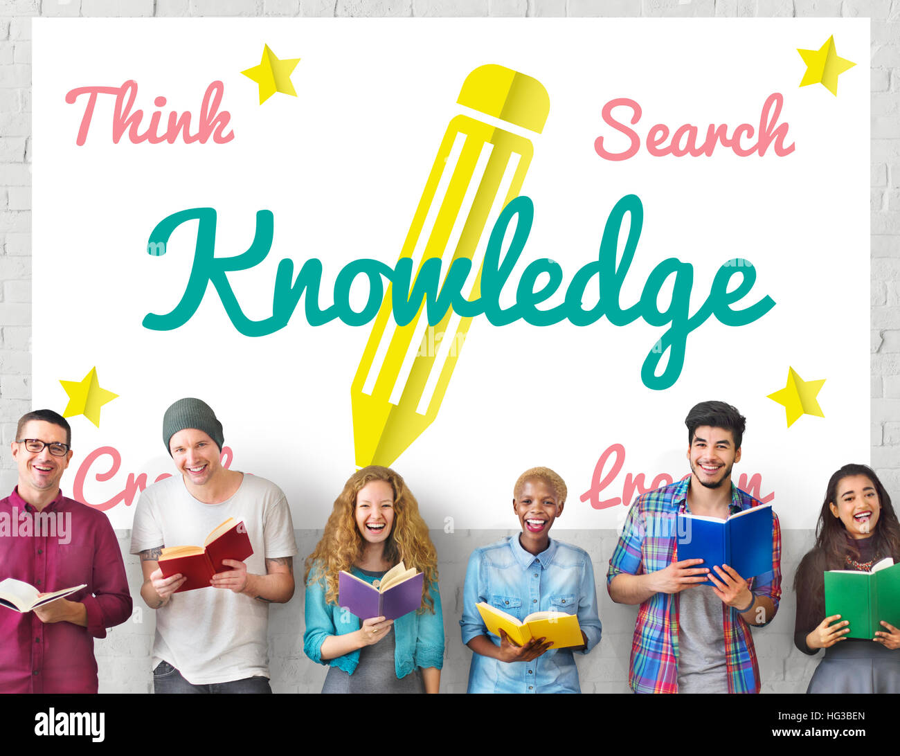 School Knowledge Study Pencil Concept Stock Photo - Alamy