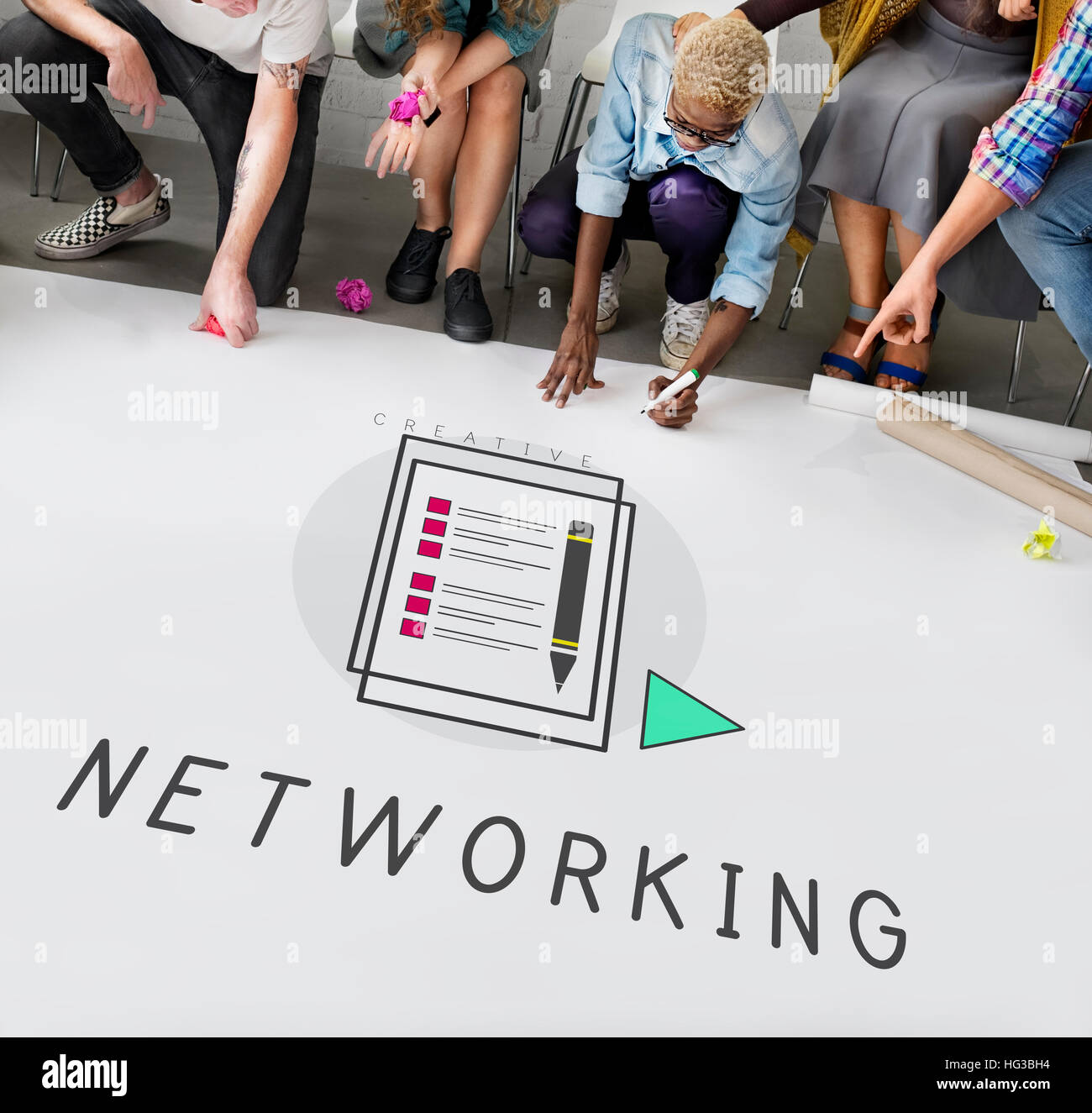 Blog Community Communication Connection Concept Stock Photo - Alamy