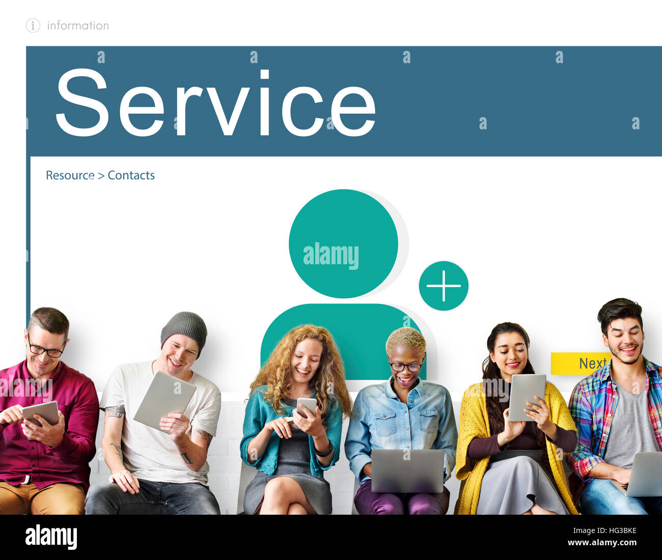Business Website User Contact Us Stock Photo - Alamy