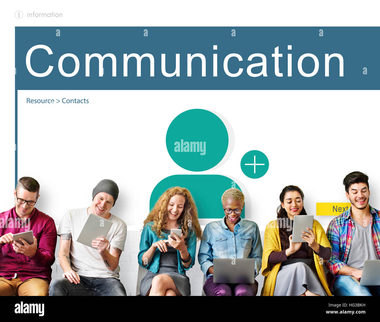 Business Website User Contact Us Stock Photo - Alamy