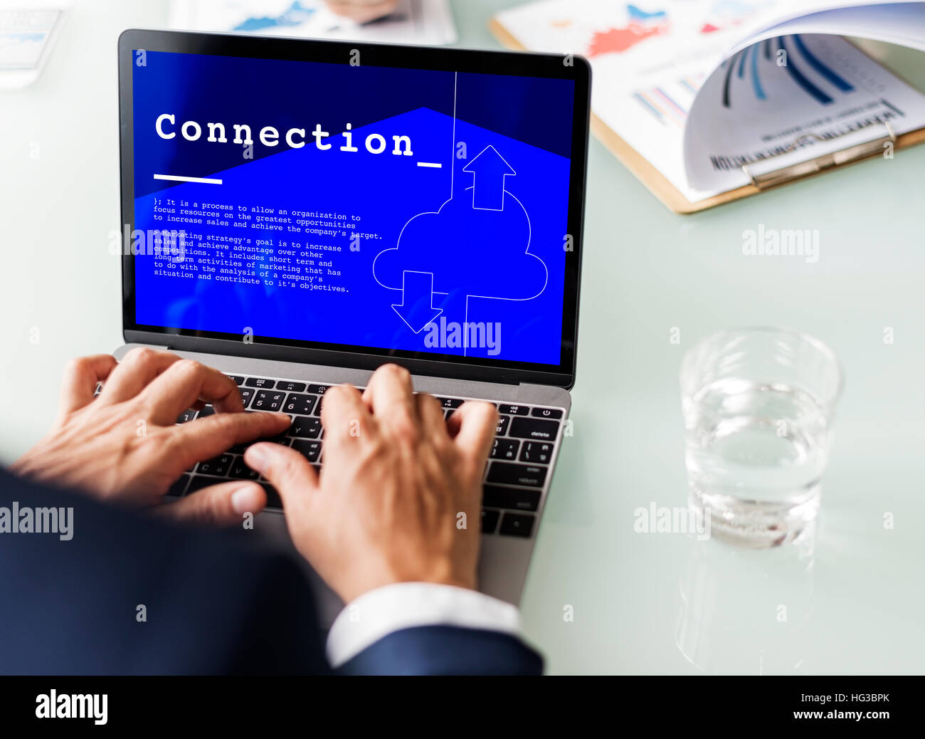 Cloud Computing Network Connection Concept Stock Photo - Alamy