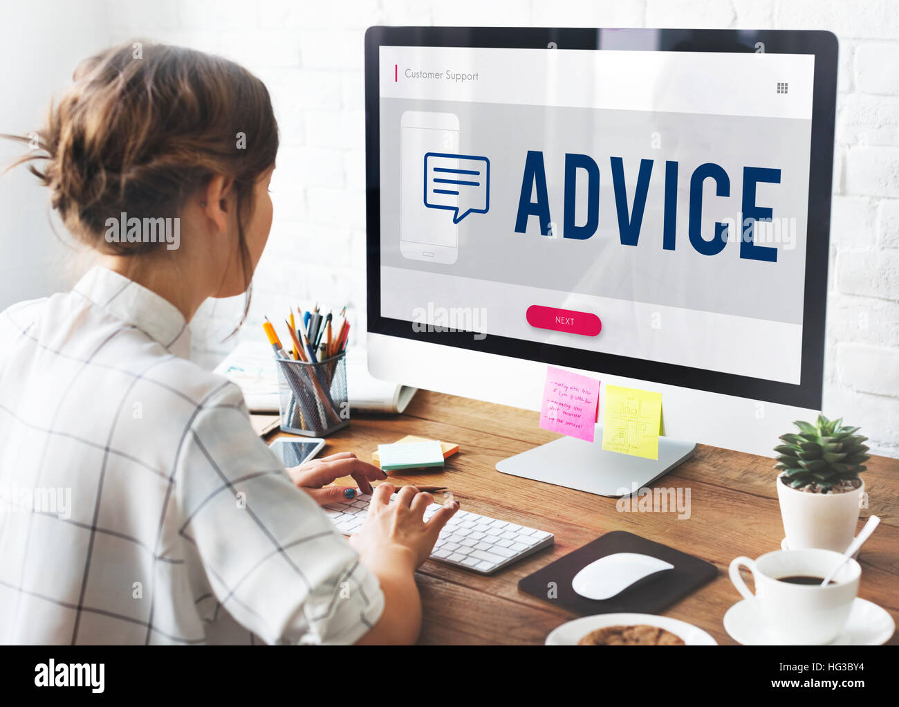 Advice Assist Coaching Consult Guide Concept Stock Photo - Alamy