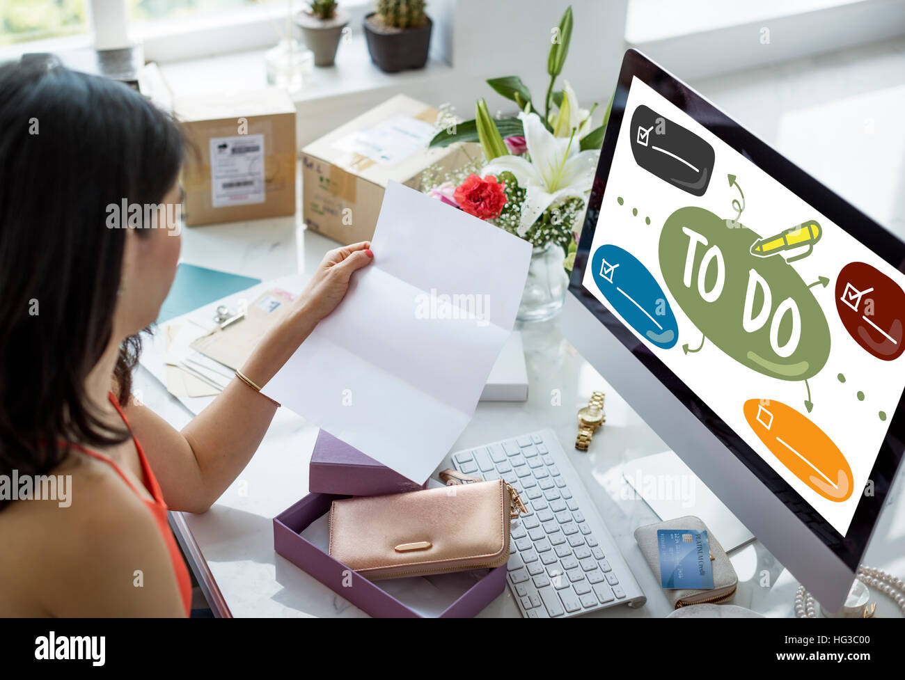 To Do List Planning Concept Stock Photo - Alamy