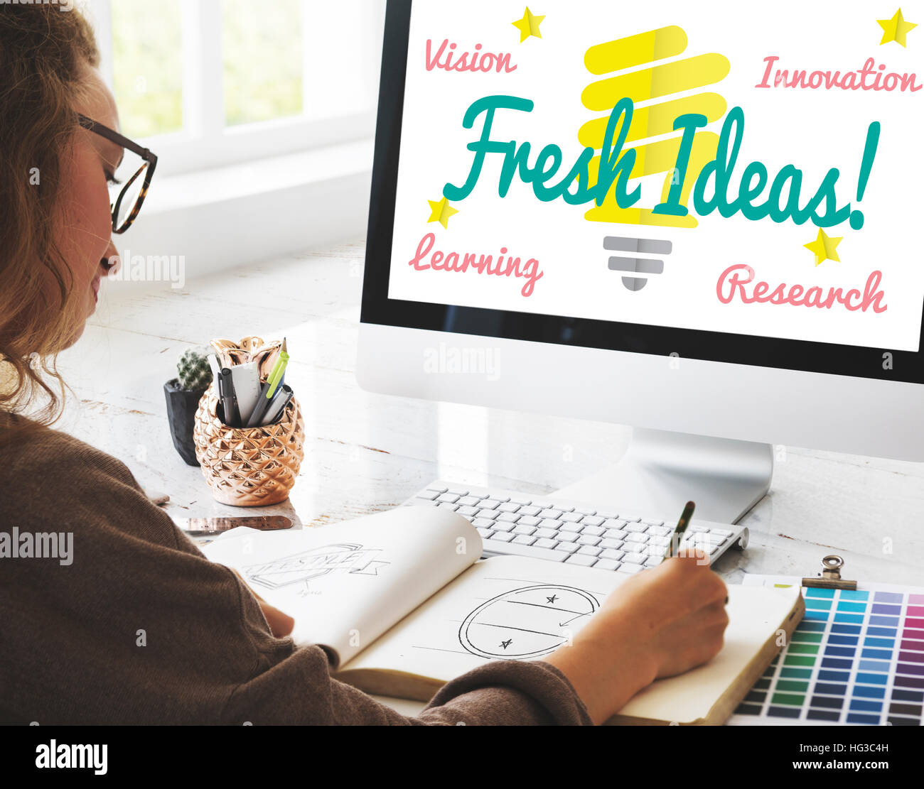 Be Creative Fresh Ideas Concept Stock Photo - Alamy