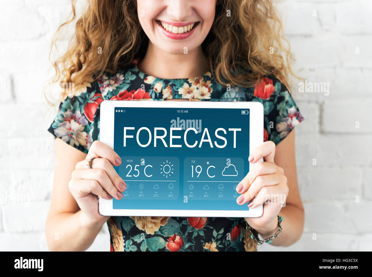 Forecast Weather Climate Temperature Concept Stock Photo - Alamy