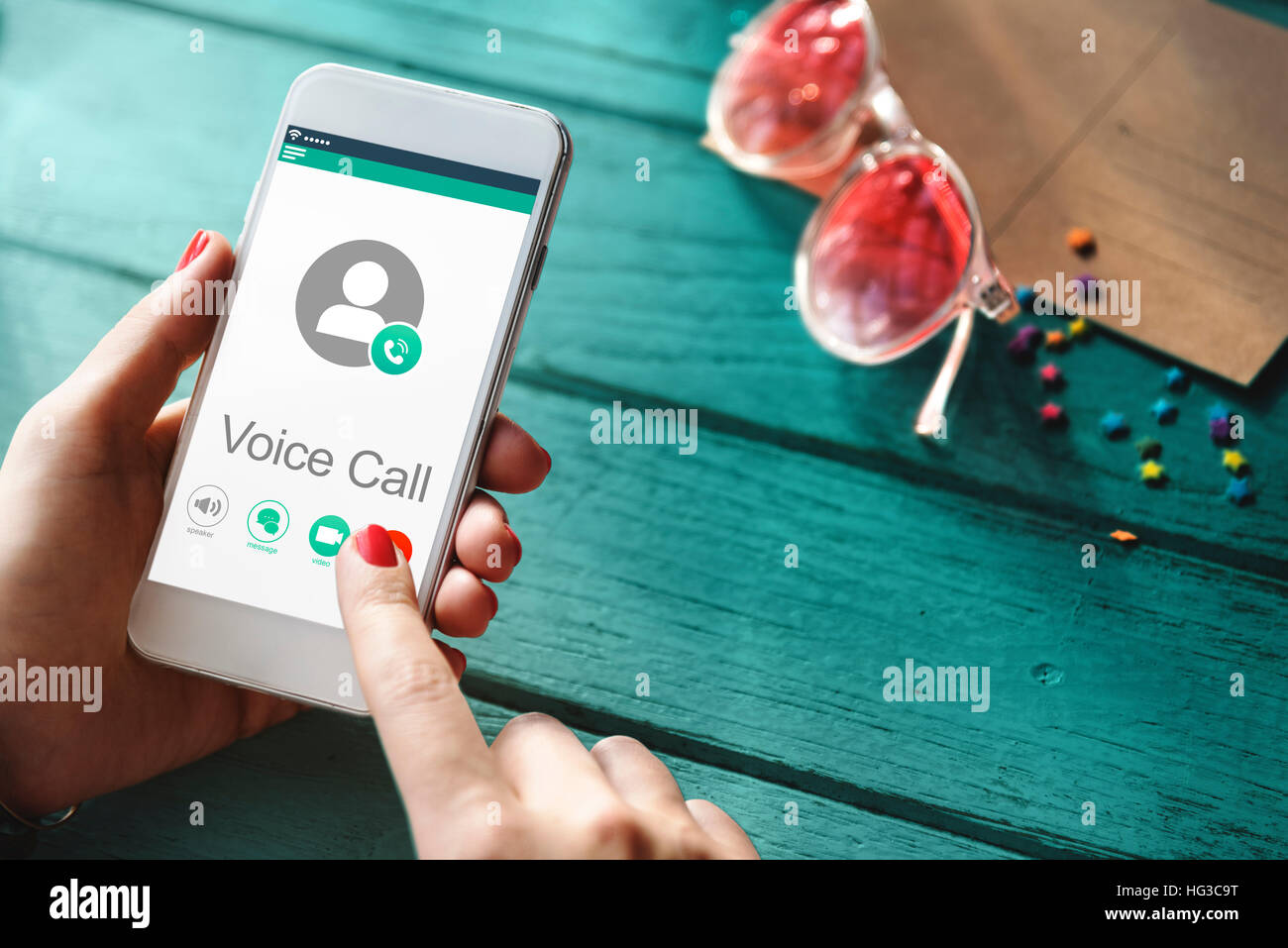 Calling Communication Connect Networking Concept Stock Photo - Alamy