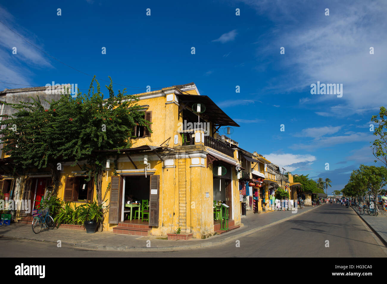 Old town in Hoi Aa city UNESCO Heritage site . Hoi An , Vietnam Stock ...