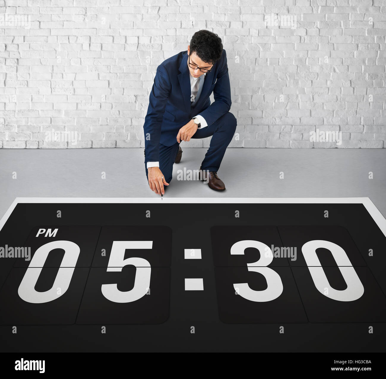 Clock Alarm Punctual Time Management Personal Organizer Concept Stock ...