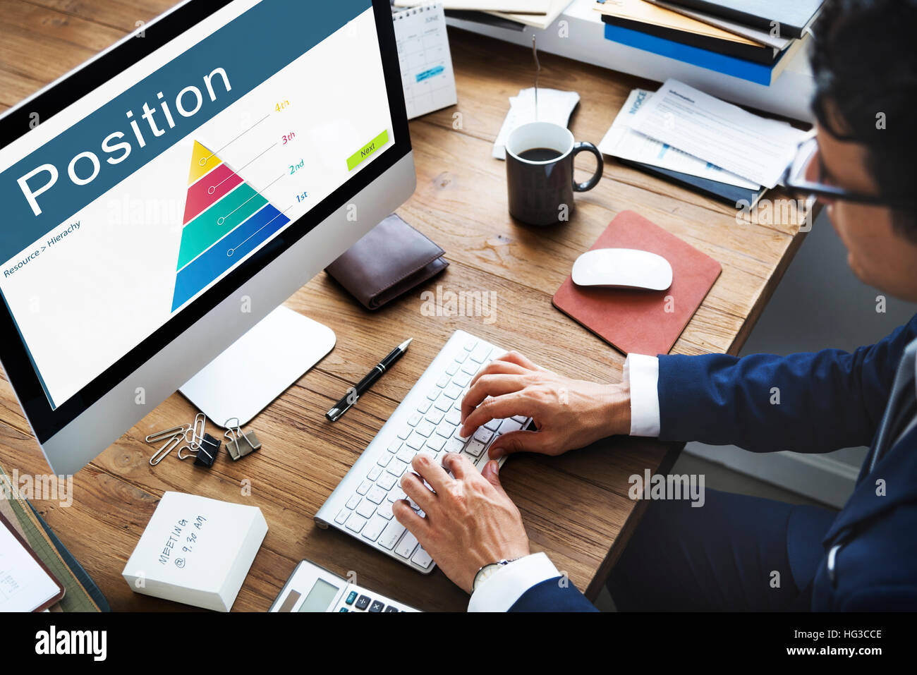 Hierarchy Organization Structure Position Chart Concept Stock Photo - Alamy