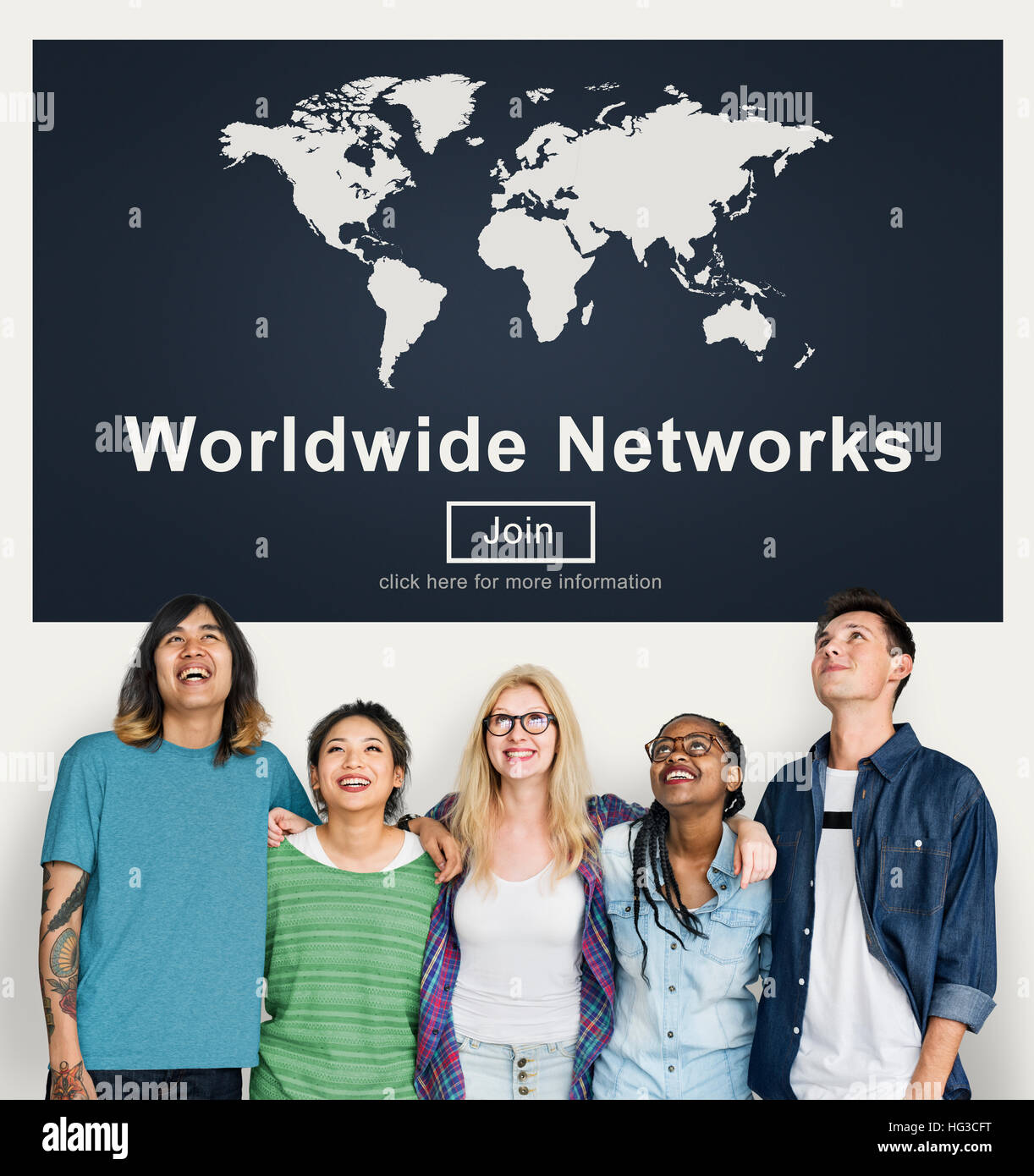 Worldwide Network Global Communication Concept Stock Photo - Alamy
