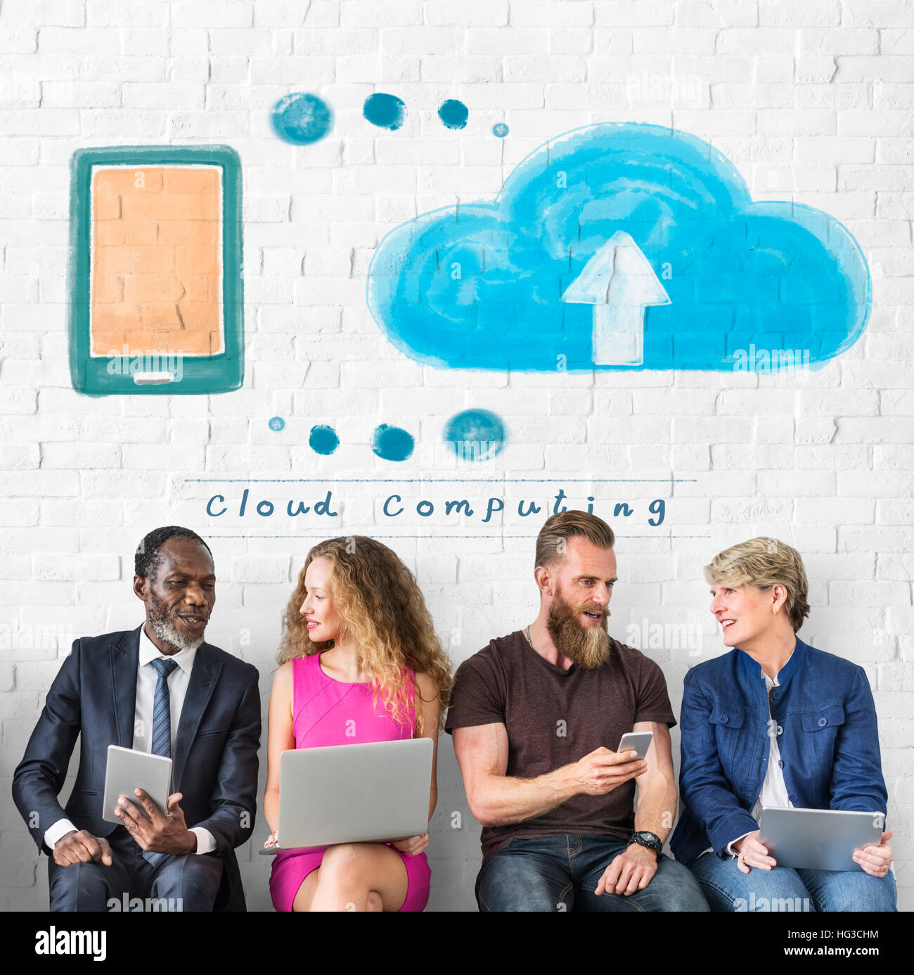 Cloud Storage Modern Technology Concept Stock Photo - Alamy