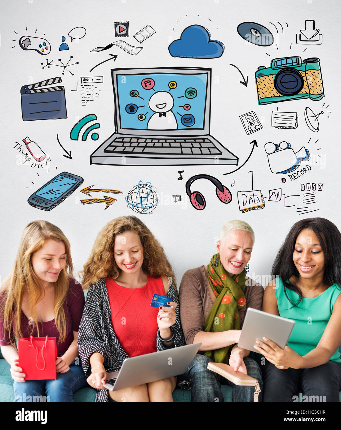 Social Media Internet Technology Concept Stock Photo - Alamy