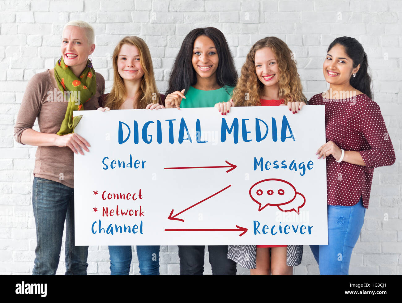 Communication Graph Networking Connection Internet Concept Stock Photo ...