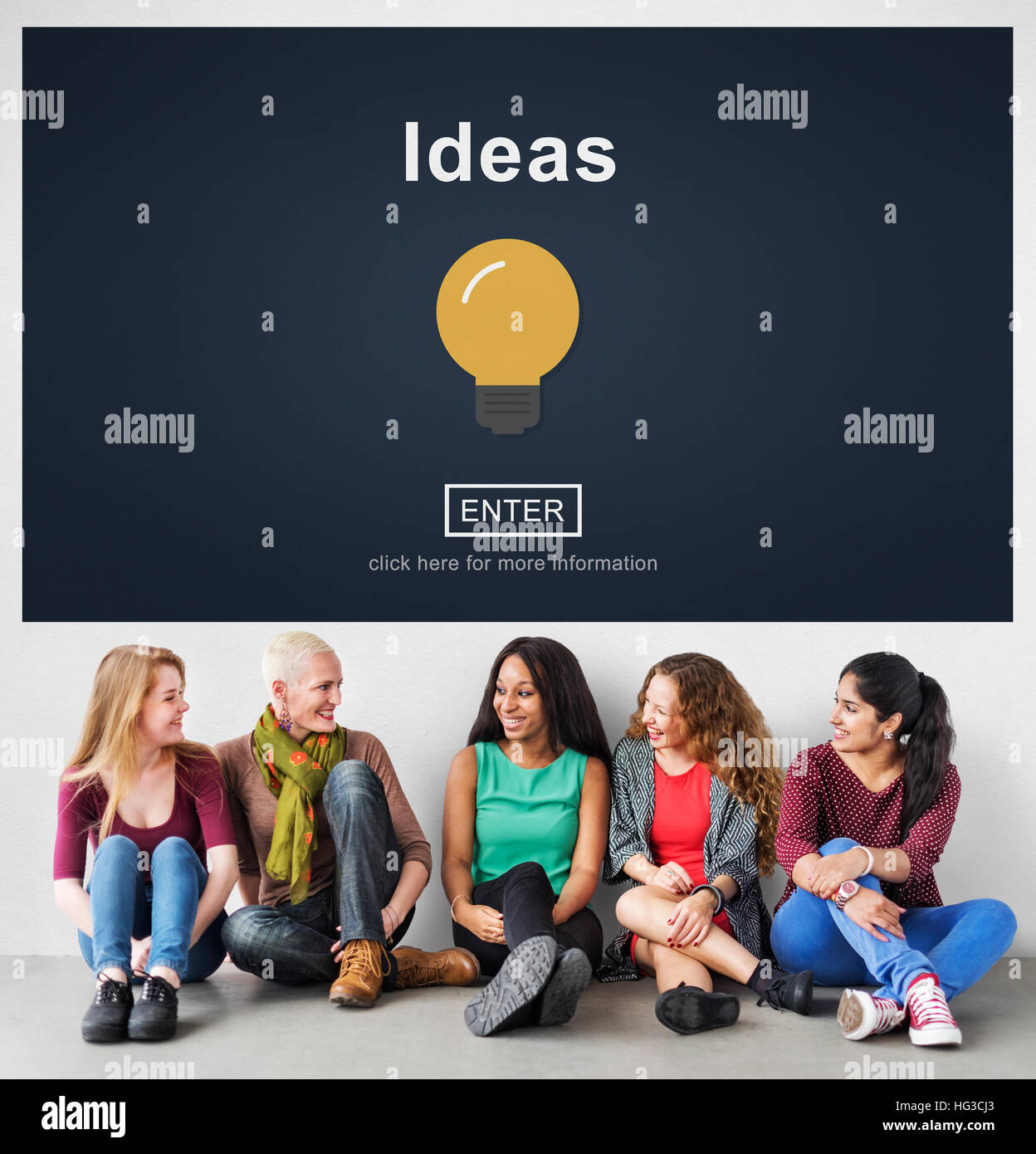Ideas Creation Design Inspiration Vision Concept Stock Photo - Alamy