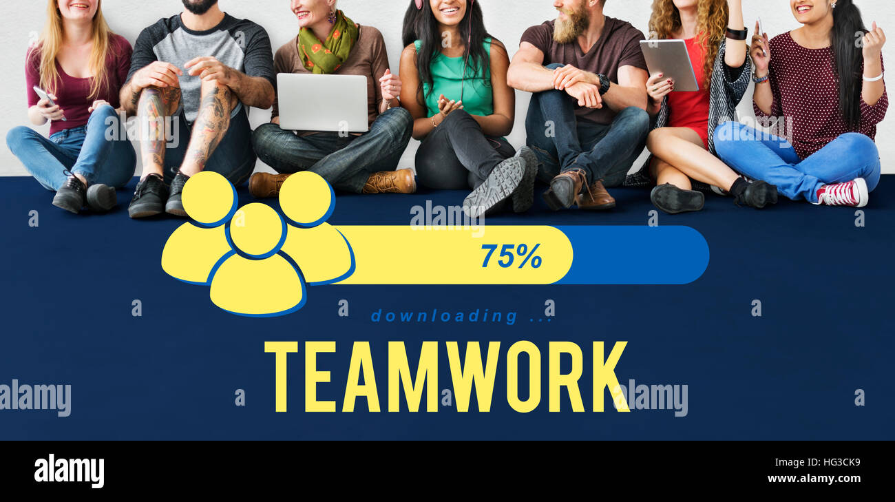 Partnership Team Cooperation Collaboration Concept Stock Photo - Alamy