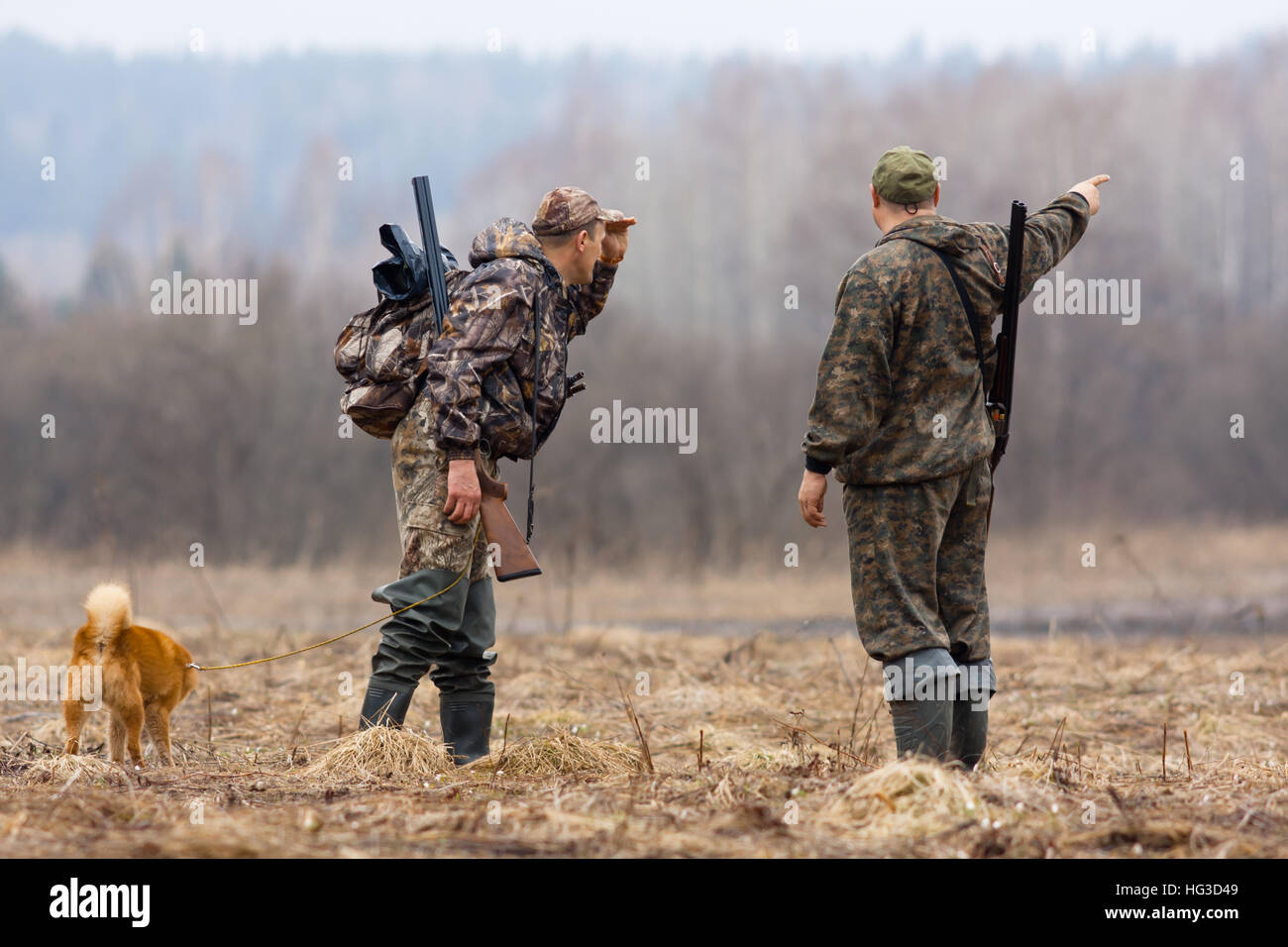 Human dog hunt hi-res stock photography and images - Alamy