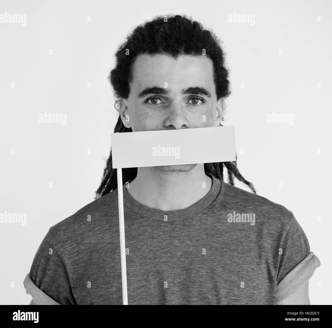 Adult speechless Black and White Stock Photos & Images - Alamy