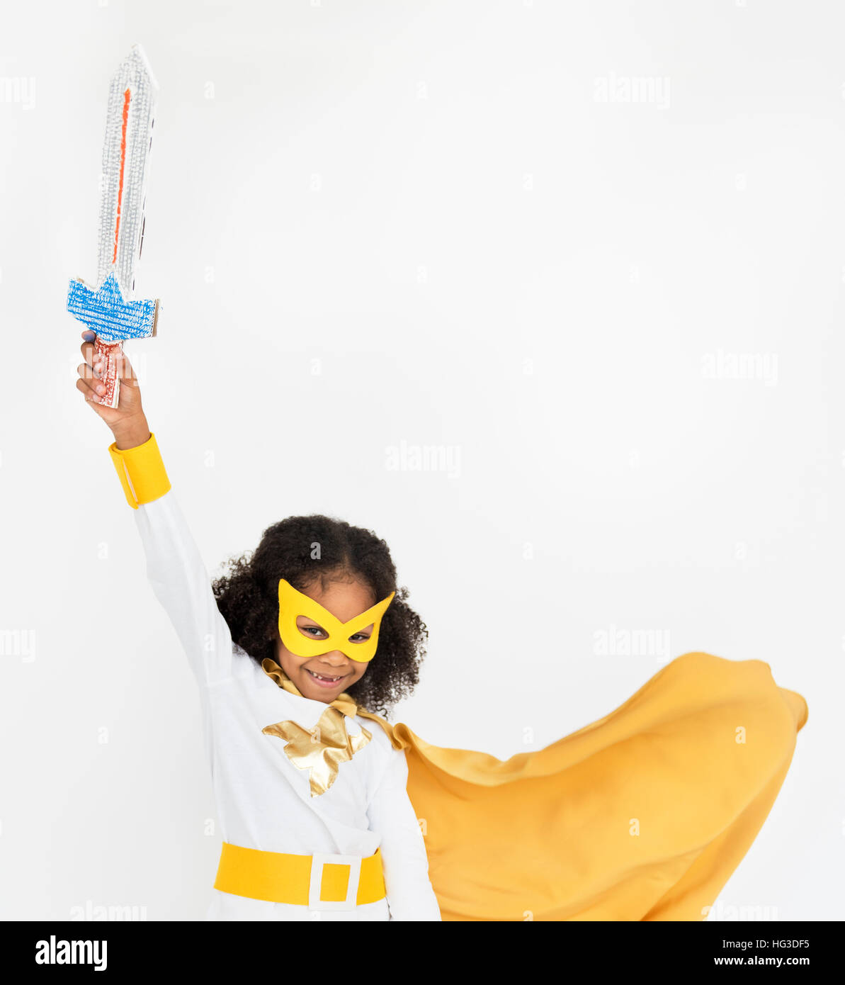 Superhero Girl Bold Brave Female Idol Concept Stock Photo - Alamy