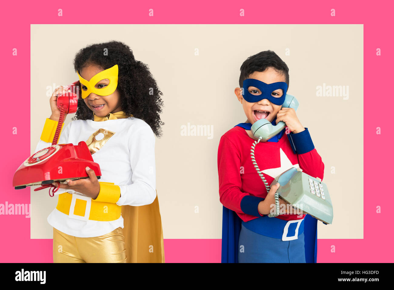 Superhero Girl Bold Brave Female Idol Concept Stock Photo - Alamy