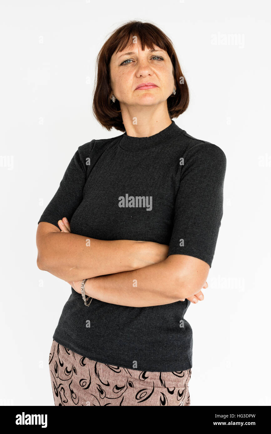 Woman Confidence Self Esteem Portrait Concept Stock Photo - Alamy