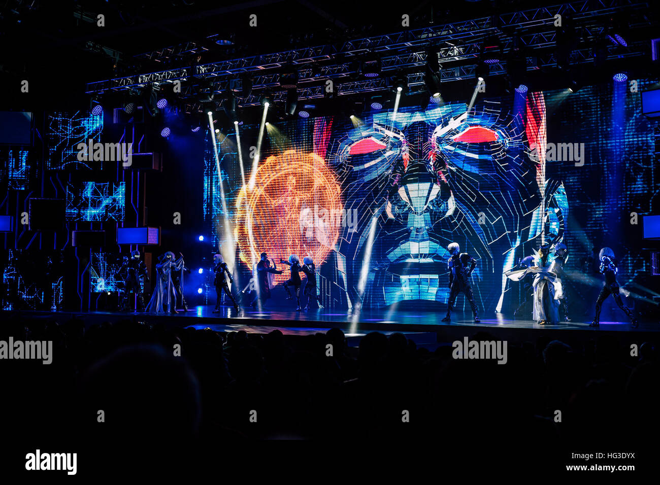 Hong Kong, China. 31st Dec, 2016. Cyber Illusion Spectacular, a ...