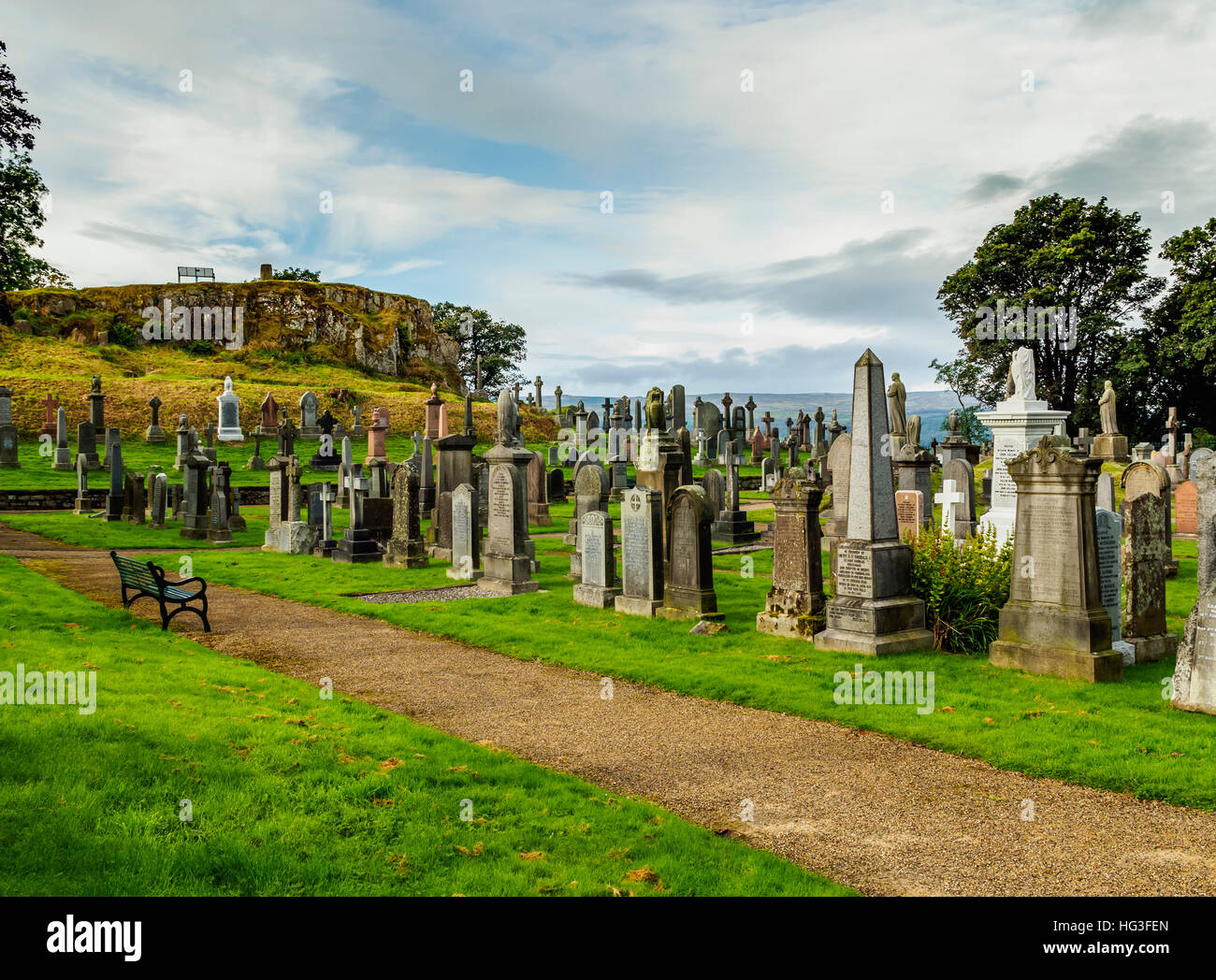 Valley cemetery hi-res stock photography and images - Alamy