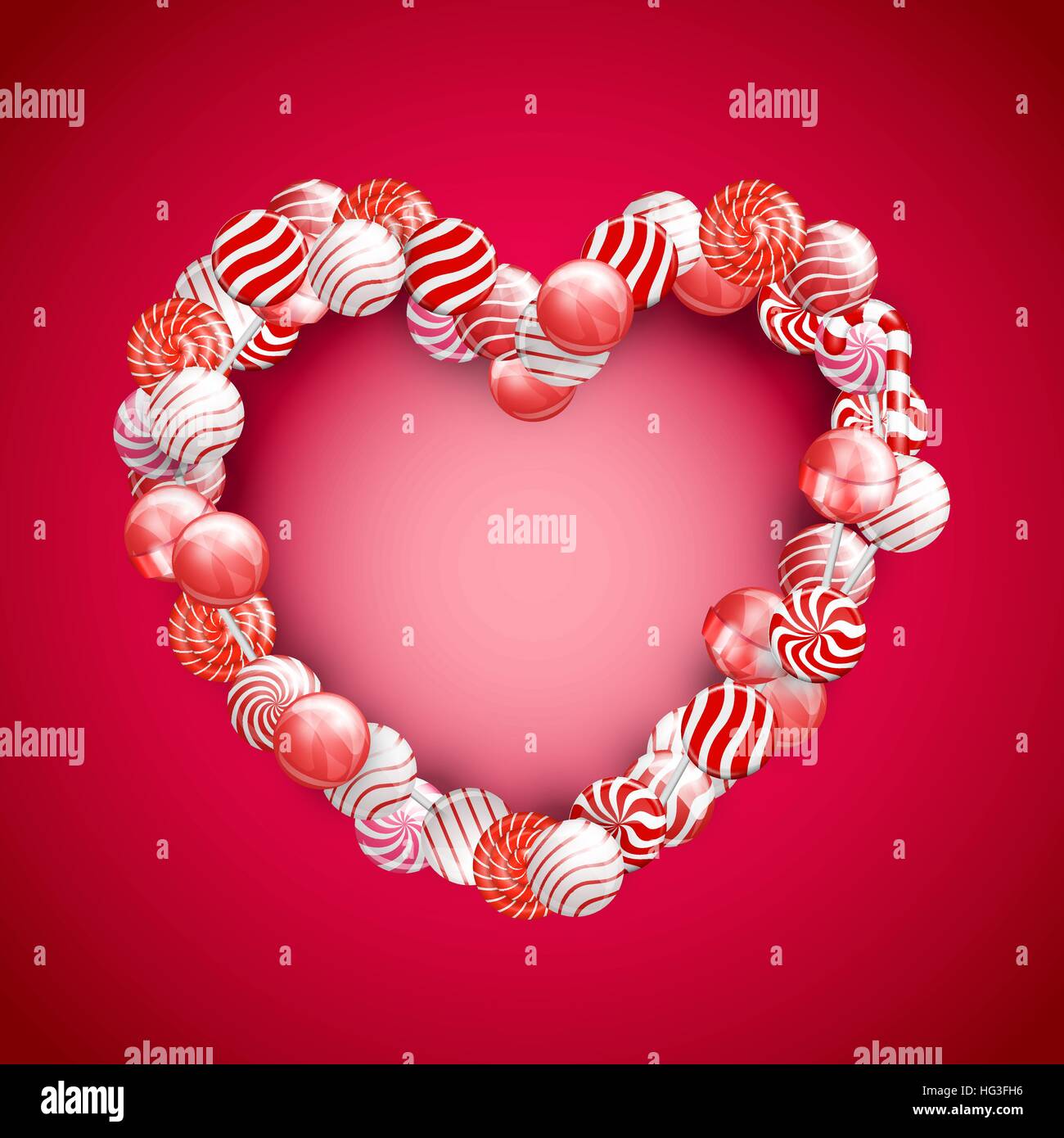 Pink love valentines day Stock Vector Images - Alamy