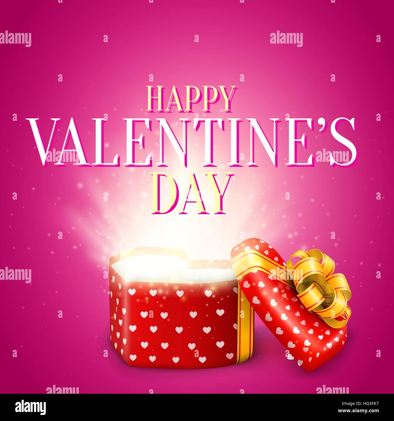 Present valentines Stock Vector Images - Alamy