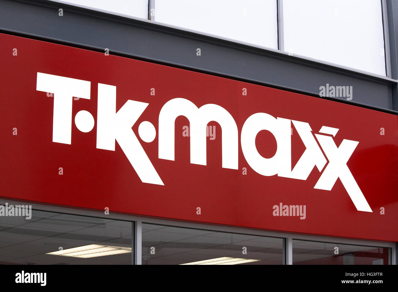 TK Maxx sign Stock Photo - Alamy